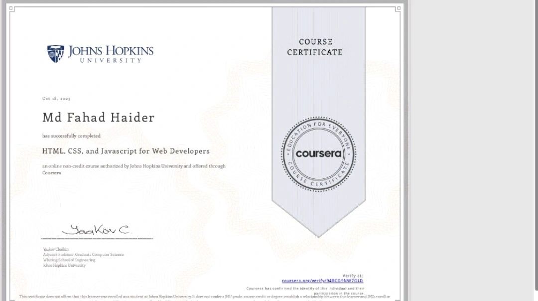 Completed Git and GitHub course on Coursera | Fahad Haider posted on ... Completed Git and GitHub course on Coursera | Fahad Haider posted on ...