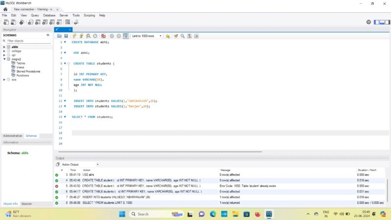 ABHIRANJAN SINGH on LinkedIn: #sql #learning #new ABHIRANJAN SINGH on LinkedIn: #sql #learning #new