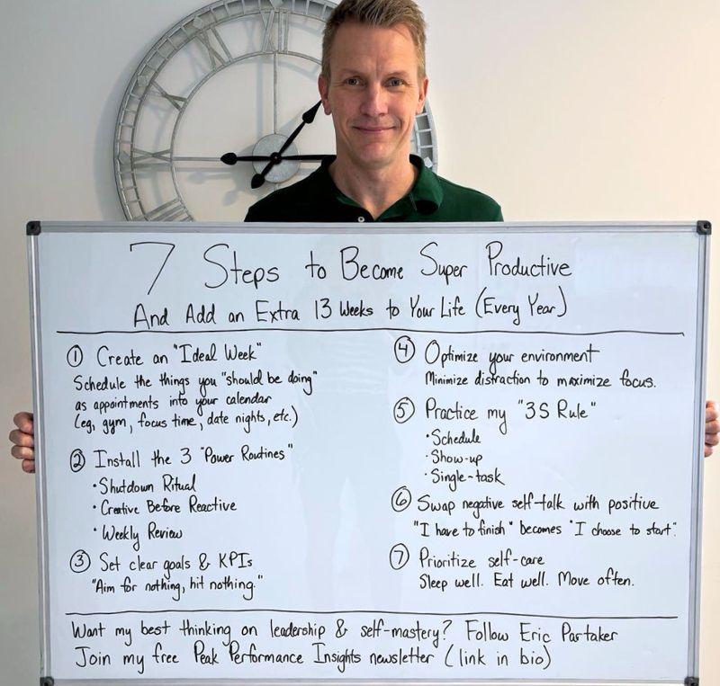 7 steps to become super productive. And add an extra 13 weeks to your ... 7 steps to become super productive. And add an extra 13 weeks to your ...