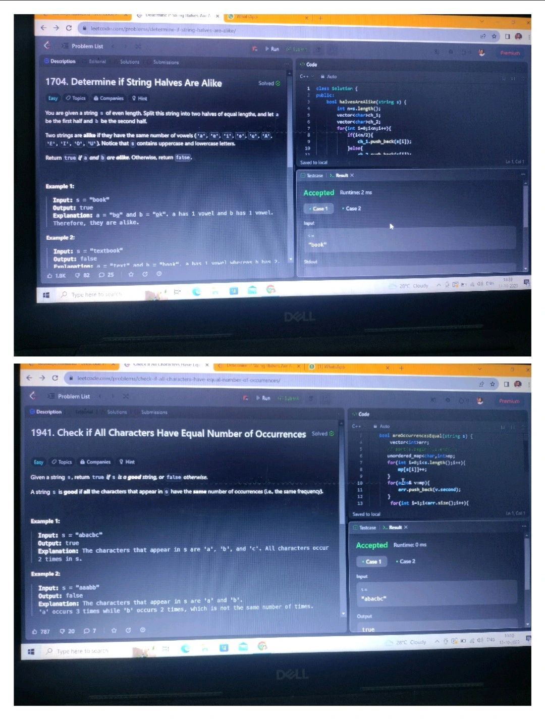 Solved two problems on LeetCode arrays | Abdul Jamal Wahid posted on ... Solved two problems on LeetCode arrays | Abdul Jamal Wahid posted on ...