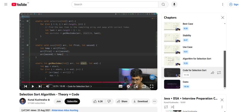 Sri Harsh on LinkedIn: #dsa #selectionsort #sortingalgorithms # ... Sri Harsh on LinkedIn: #dsa #selectionsort #sortingalgorithms # ...