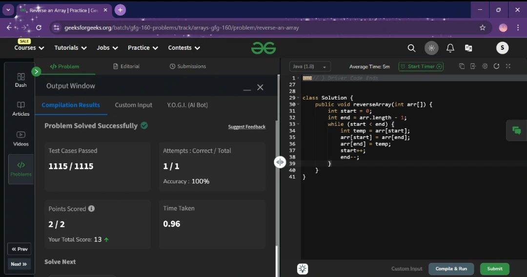 Sharlyn Bernice S on LinkedIn: #160daysofcoding #geeksforgeeks #dsa # ... Sharlyn Bernice S on LinkedIn: #160daysofcoding #geeksforgeeks #dsa # ...