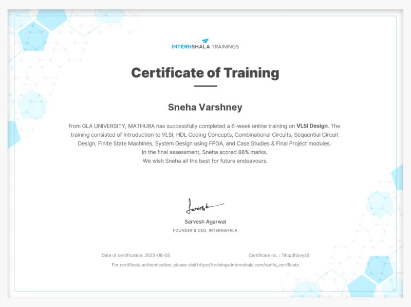 Completed Digital System Design in VLSI | Sneha Varshney posted on the ... Completed Digital System Design in VLSI | Sneha Varshney posted on the ...