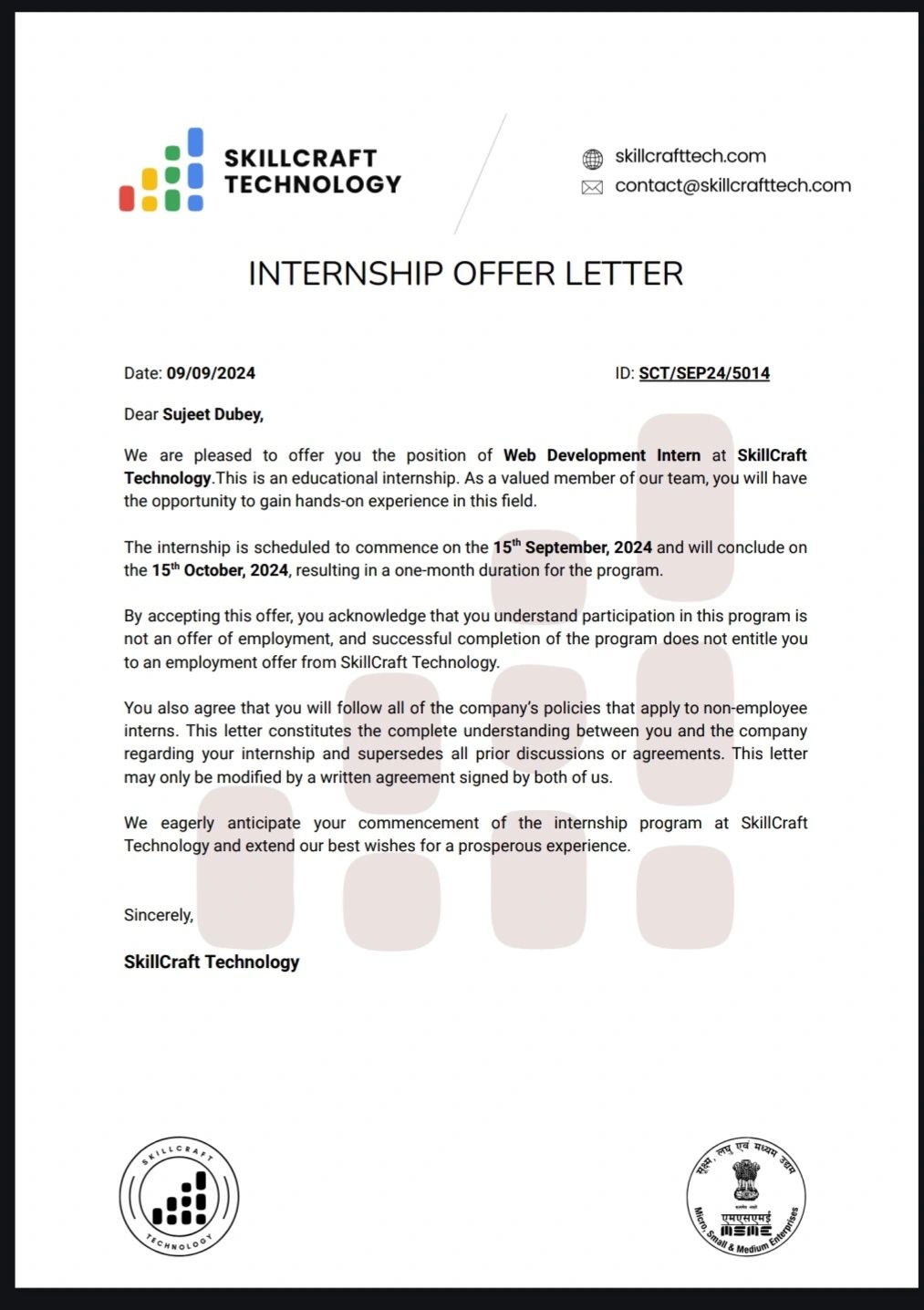 Sujeet Dubey on LinkedIn: #internshipoffer #webdevelopment #techjourney ... Sujeet Dubey on LinkedIn: #internshipoffer #webdevelopment #techjourney ...