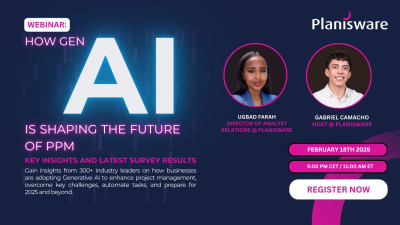 #ai #projectmanagement #ppm #pmo #webinar #planisware | Ugbad Farah ... #ai #projectmanagement #ppm #pmo #webinar #planisware | Ugbad Farah ...