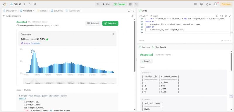 #sql50 #sql #leetcode #datascience #learning #coding #100daysofcode ... #sql50 #sql #leetcode #datascience #learning #coding #100daysofcode ...