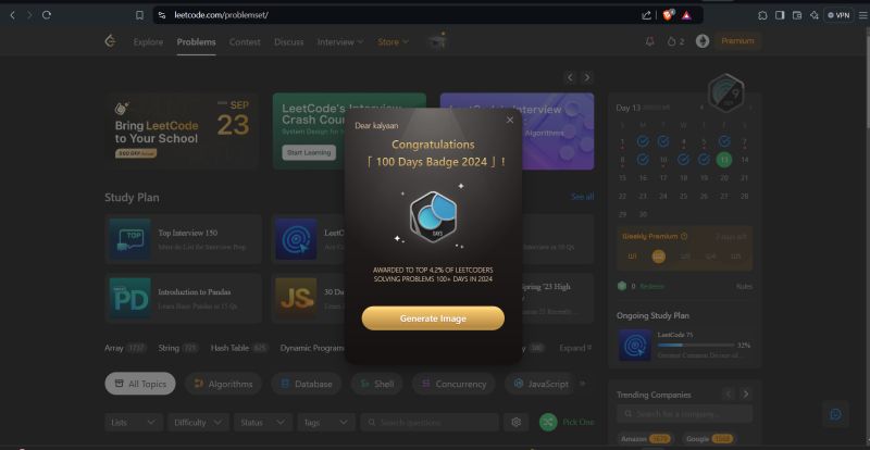 Koppala Venkat Kalyan on LinkedIn: #100daysofcode #leetcode # ... Koppala Venkat Kalyan on LinkedIn: #100daysofcode #leetcode # ...