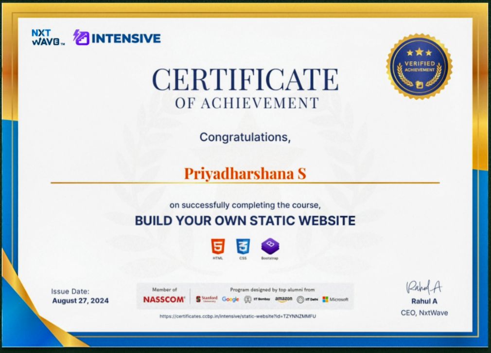 PRIYADHARSHANA S on LinkedIn: #ccbp #nxtwave #webdevelopment #learning ... PRIYADHARSHANA S on LinkedIn: #ccbp #nxtwave #webdevelopment #learning ...