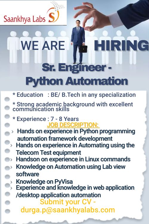 Durga P on LinkedIn: #python #automation #automationengineer #telecom # ... Durga P on LinkedIn: #python #automation #automationengineer #telecom # ...