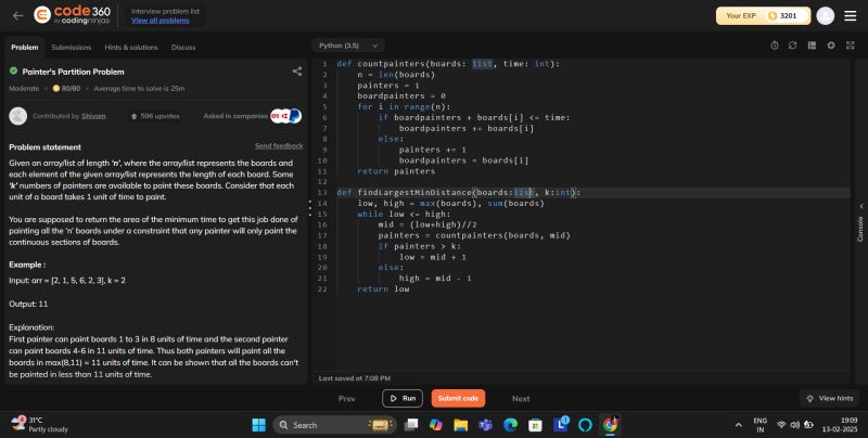 #day22 #100daysofcode #dsa #python #binarysearch #codingchallenge ... #day22 #100daysofcode #dsa #python #binarysearch #codingchallenge ...