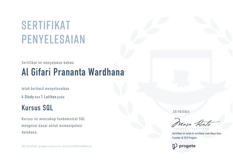 Al Gifari Prananta Wardhana on LinkedIn: #sql #database # ... Al Gifari Prananta Wardhana on LinkedIn: #sql #database # ...