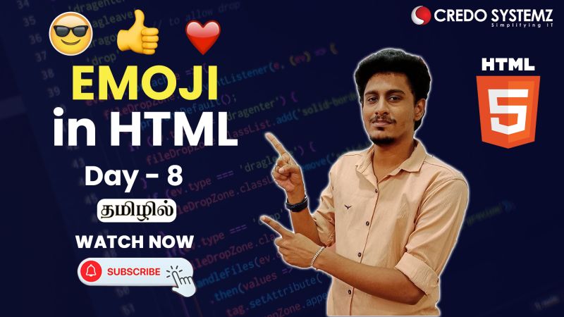 How to print Emojis in HTML | Credo Systemz posted on the topic | LinkedIn How to print Emojis in HTML | Credo Systemz posted on the topic | LinkedIn