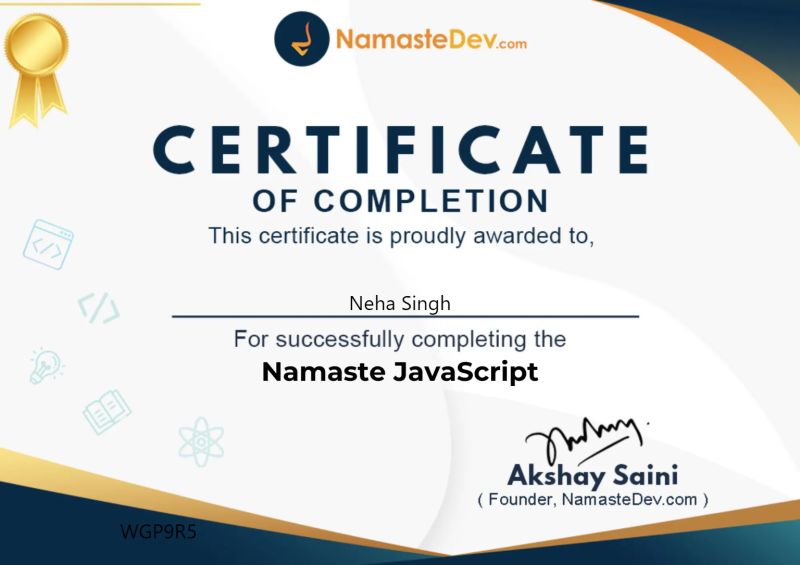 Neha Singh on LinkedIn: #javascript #namastejavascript #learning # ... Neha Singh on LinkedIn: #javascript #namastejavascript #learning # ...