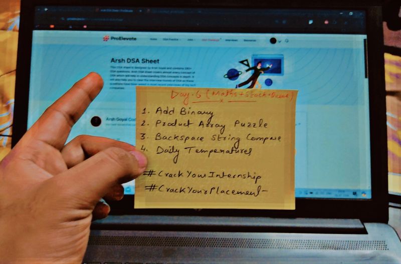 Resolved 4 more problems on Arsh DSA Challenge | Aditya Shaw posted on ... Resolved 4 more problems on Arsh DSA Challenge | Aditya Shaw posted on ...