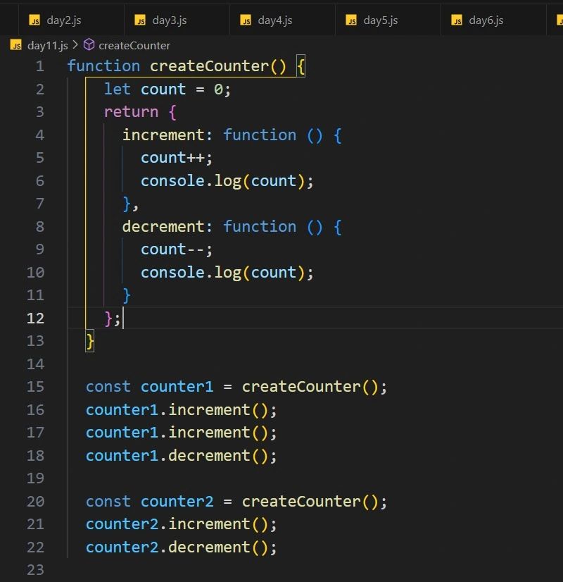 Nikhil Kumar on LinkedIn: #day11 #javascript #closures #codingchallenge ... Nikhil Kumar on LinkedIn: #day11 #javascript #closures #codingchallenge ...
