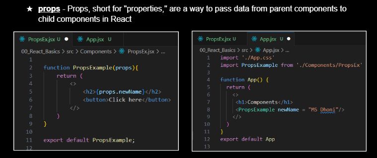 React props for data and customizations #React #JavaScript # ... React props for data and customizations #React #JavaScript # ...