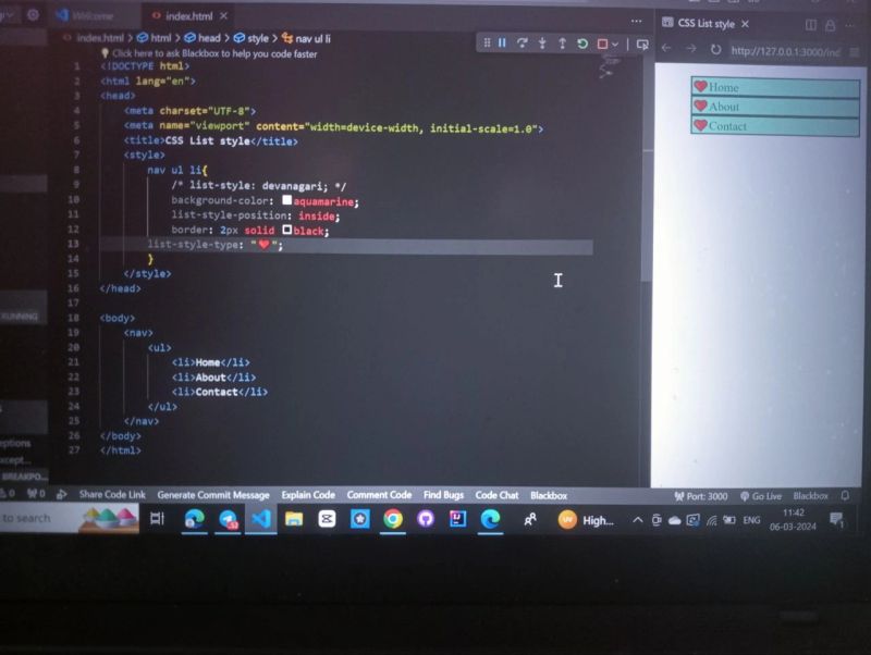 PAVITHRAA M S on LinkedIn: #webdevelopment #codewithharry #css PAVITHRAA M S on LinkedIn: #webdevelopment #codewithharry #css