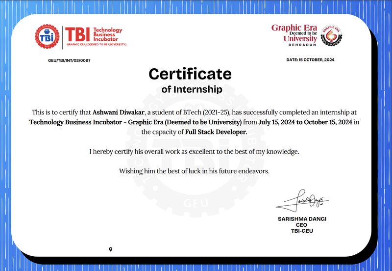 Ashwani Diwakar on LinkedIn: #fullstackdeveloper #tbi # ... Ashwani Diwakar on LinkedIn: #fullstackdeveloper #tbi # ...