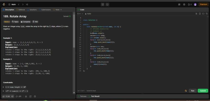 Completed Array Problem Challenge on LeetCode | Abhishek Rauniyar ... Completed Array Problem Challenge on LeetCode | Abhishek Rauniyar ...