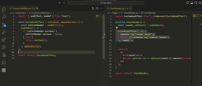 How I used a customUseEffect hook for React | Aman kumar posted on the ... How I used a customUseEffect hook for React | Aman kumar posted on the ...