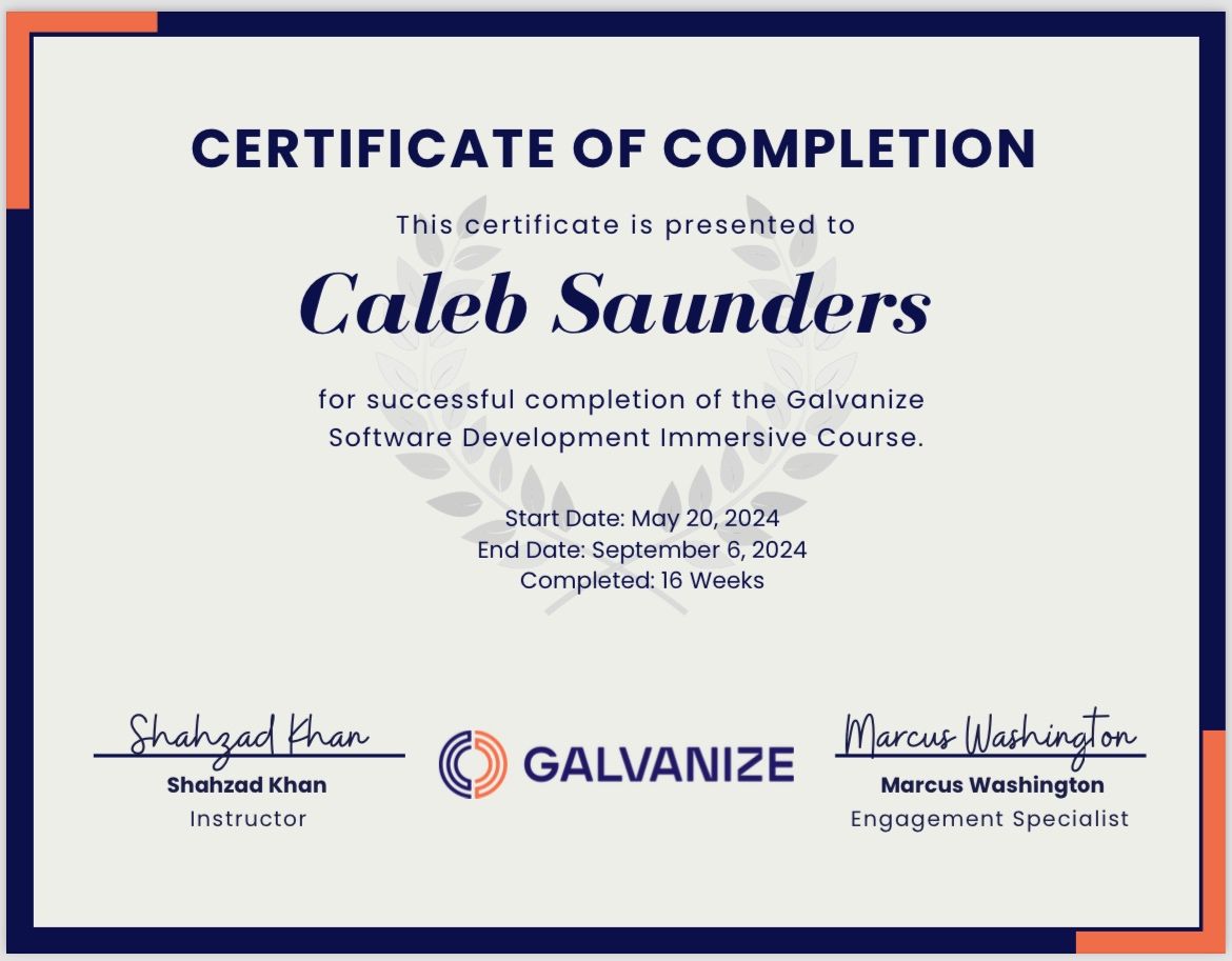 Caleb Saunders on LinkedIn: #softwaredevelopment #fullstackdeveloper # ... Caleb Saunders on LinkedIn: #softwaredevelopment #fullstackdeveloper # ...