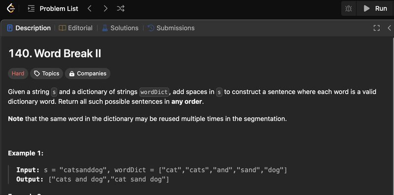 Garvit Suri on LinkedIn: Ever solved that LeetCode word break problem ... Garvit Suri on LinkedIn: Ever solved that LeetCode word break problem ...