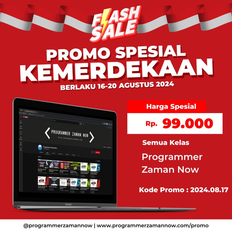 Programmer Zaman Now on LinkedIn: #laravel #android #nodejs #docker # ... Programmer Zaman Now on LinkedIn: #laravel #android #nodejs #docker # ...
