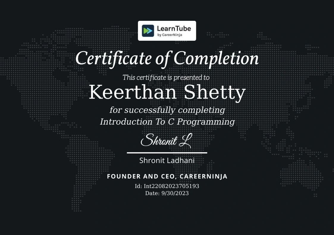 Keerthan Shetty posted on LinkedIn Keerthan Shetty posted on LinkedIn
