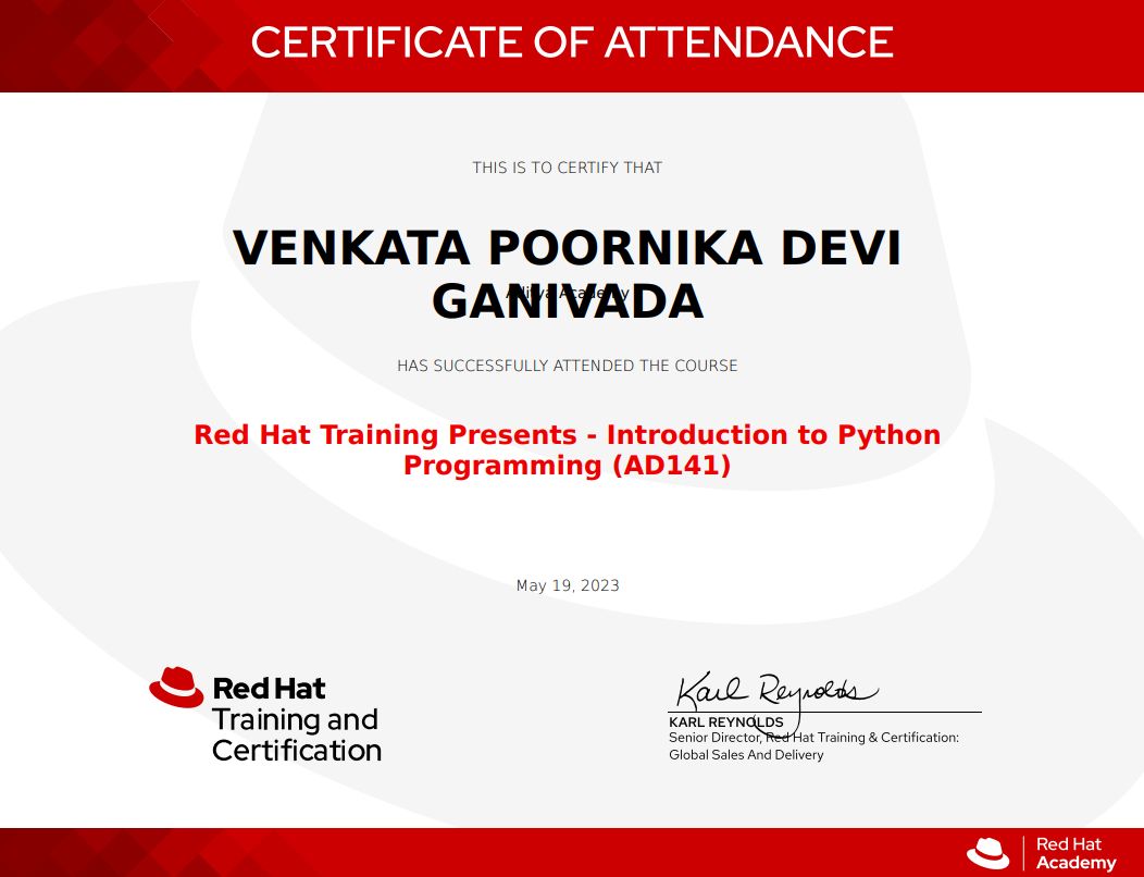 #programming #linux #python | POORNIKA GANIVADA #programming #linux #python | POORNIKA GANIVADA