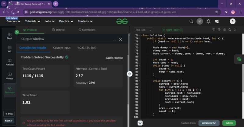 #dsa #codingchallenge #linkedlist #geeksforgeeks #programming # ... #dsa #codingchallenge #linkedlist #geeksforgeeks #programming # ...