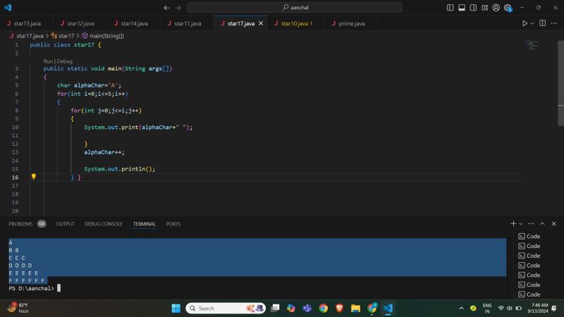 Aanchal Verma on LinkedIn: #java #codingchallenge #patternprograms # ... Aanchal Verma on LinkedIn: #java #codingchallenge #patternprograms # ...