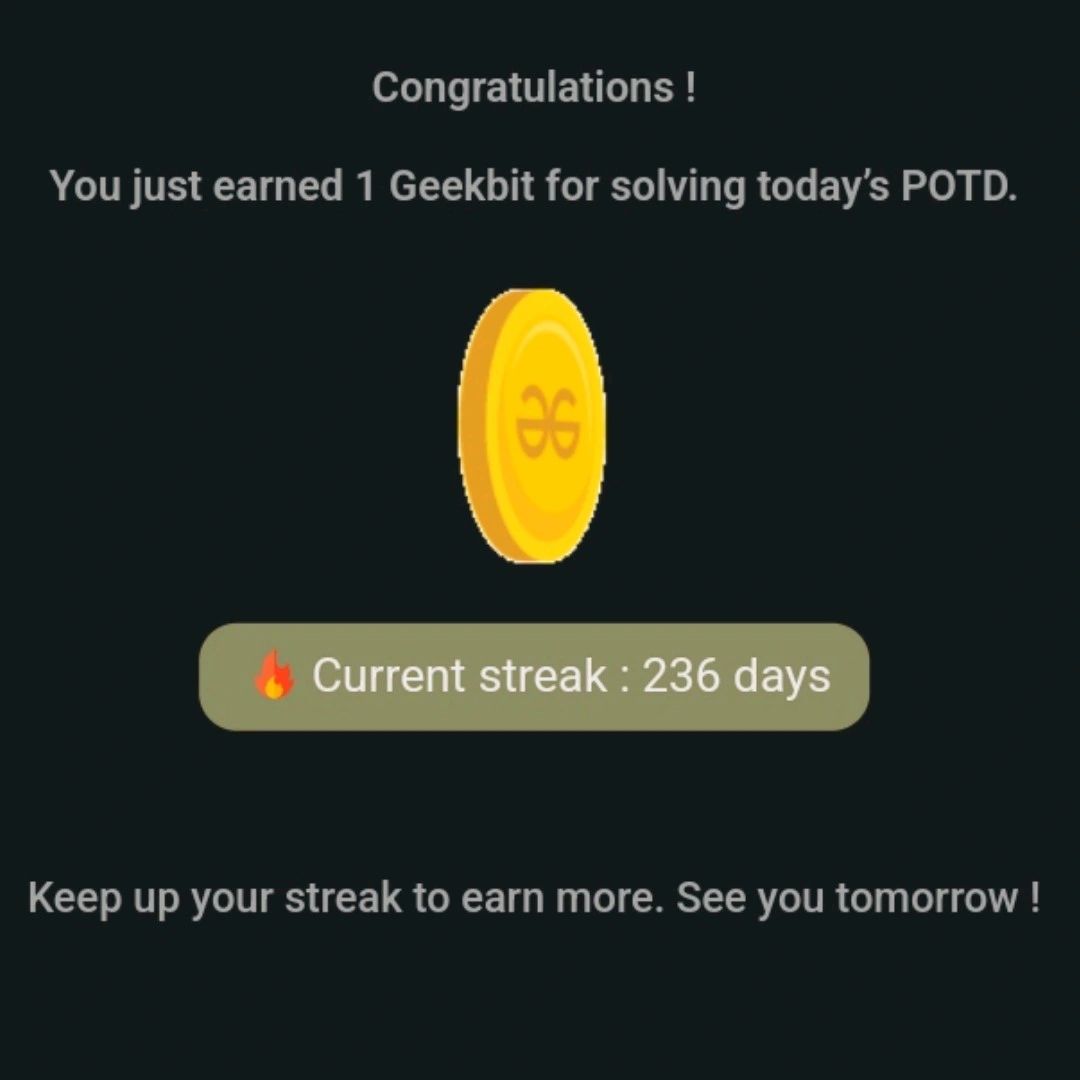 Indamma Gunna on LinkedIn: #100daysofcode #dsa #codingpractice # ... Indamma Gunna on LinkedIn: #100daysofcode #dsa #codingpractice # ...