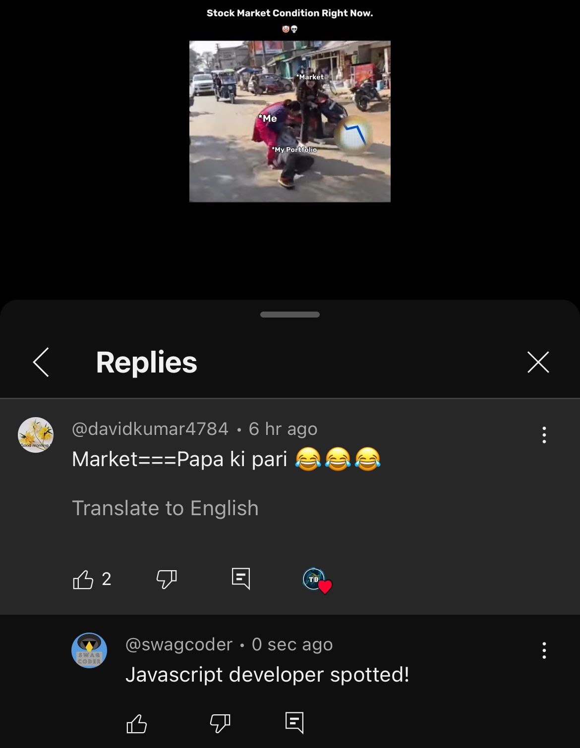 #javascript #meme #javascriptdeveloper #js #namstejs | Rishav Chatterjee 🇮🇳 #javascript #meme #javascriptdeveloper #js #namstejs | Rishav Chatterjee 🇮🇳