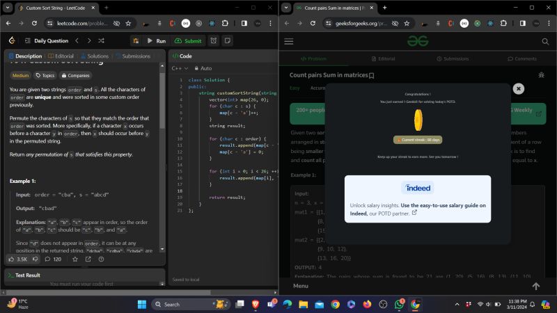 Day 81 of 365 Days of Coding with LeetCode and GeeksforGeeks | Vijay ... Day 81 of 365 Days of Coding with LeetCode and GeeksforGeeks | Vijay ...