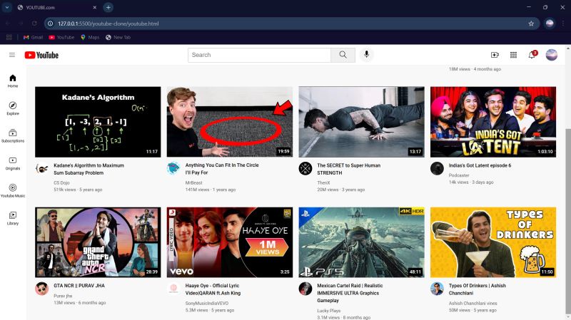 #webdevelopment #html #css #youtubeclone | Divyansh Patel #webdevelopment #html #css #youtubeclone | Divyansh Patel