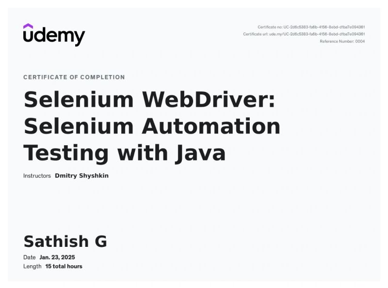 #seleniumwebdriver #automationtesting #java #udemycourse #grateful ... #seleniumwebdriver #automationtesting #java #udemycourse #grateful ...