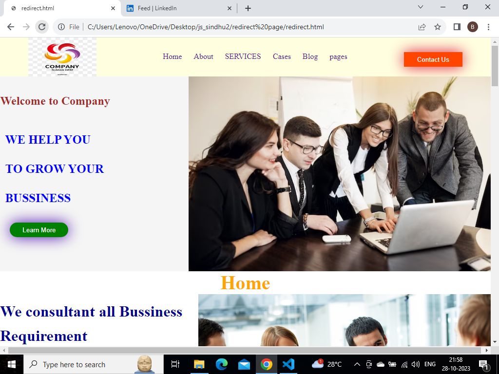 Bobba Sindhu on LinkedIn: I have created a business static website ... Bobba Sindhu on LinkedIn: I have created a business static website ...