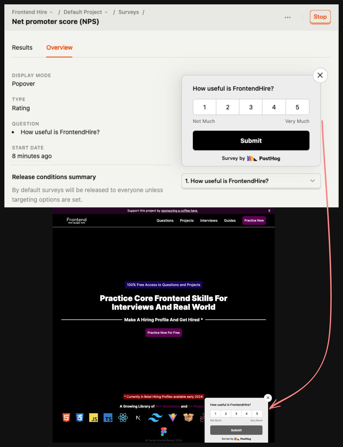 Hruthik Reddy on LinkedIn: #surveys #frontendhire #posthog Hruthik Reddy on LinkedIn: #surveys #frontendhire #posthog