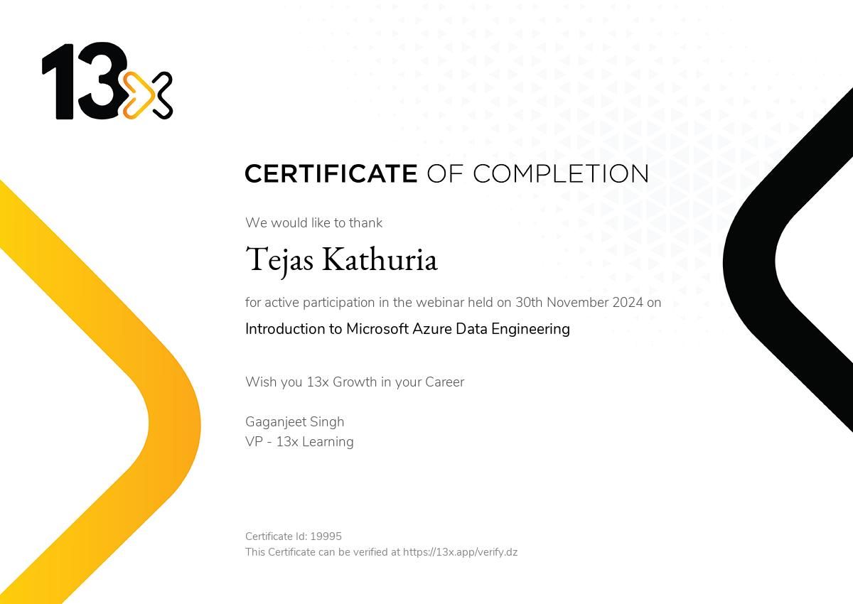 Tejas Kathuria on LinkedIn: #microsoftazure #dataengineering # ... Tejas Kathuria on LinkedIn: #microsoftazure #dataengineering # ...