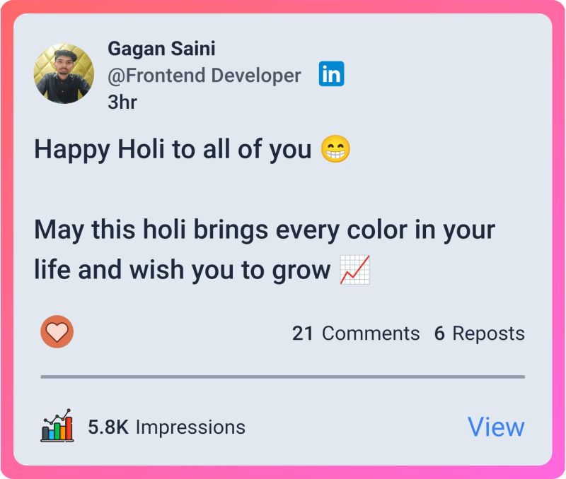 Gagan Saini on LinkedIn: #holi #holi24 Gagan Saini on LinkedIn: #holi #holi24