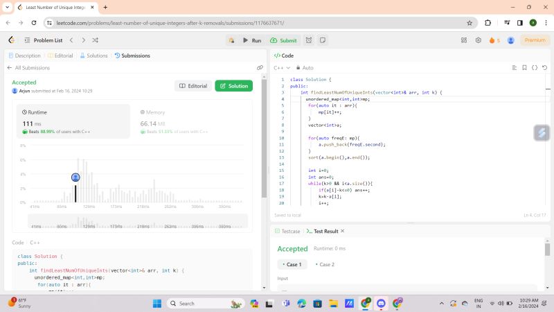 Arjun Singh on LinkedIn: POTD LeetCode Given an array of integers arr ... Arjun Singh on LinkedIn: POTD LeetCode Given an array of integers arr ...