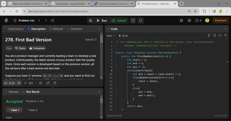 Angshu Das on LinkedIn: #day15 #searchingproblem #codingchallenge # ... Angshu Das on LinkedIn: #day15 #searchingproblem #codingchallenge # ...