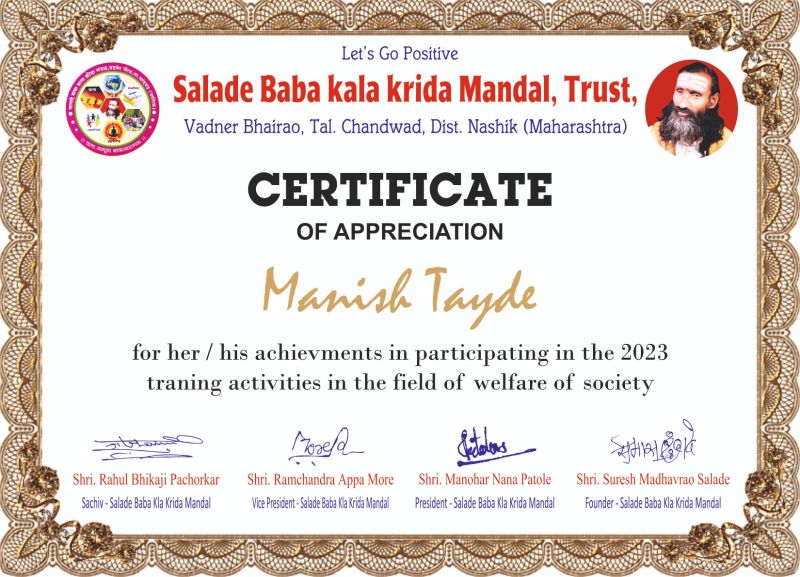 Manish Tayde posted on LinkedIn Manish Tayde posted on LinkedIn