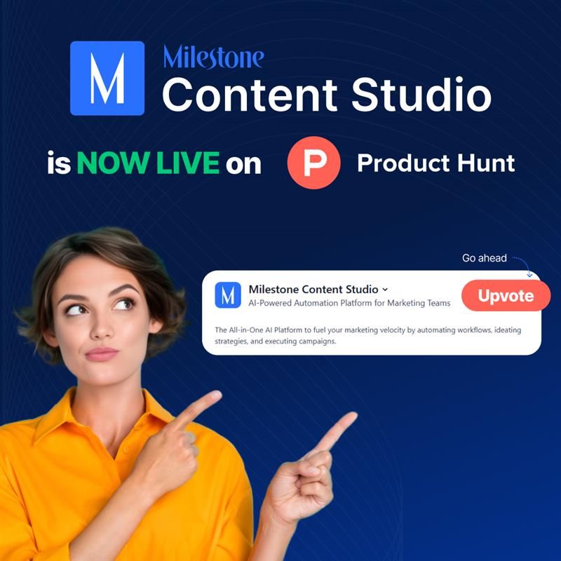 I am excited to share the launch Milestone's AI Powered Content ... I am excited to share the launch Milestone's AI Powered Content ...