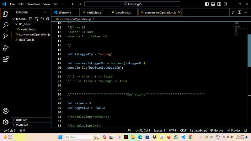 Anurag Singh on LinkedIn: #day03 #javascript #chaiaurcode # ... Anurag Singh on LinkedIn: #day03 #javascript #chaiaurcode # ...