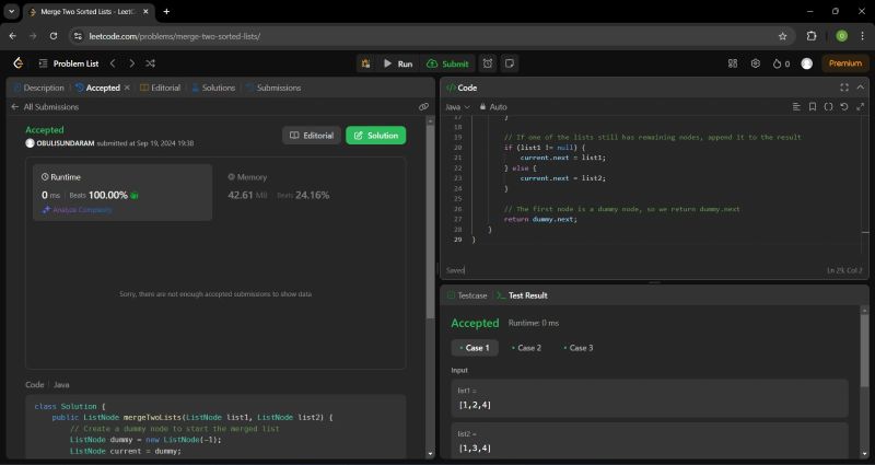 OBULISUNDARAM O on LinkedIn: #day6 #leetcode #codingjourney #java # ... OBULISUNDARAM O on LinkedIn: #day6 #leetcode #codingjourney #java # ...