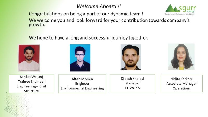 SgurrEnergy on LinkedIn: Heartiest Congratulations! Sanket Walunj Aftab ... SgurrEnergy on LinkedIn: Heartiest Congratulations! Sanket Walunj Aftab ...