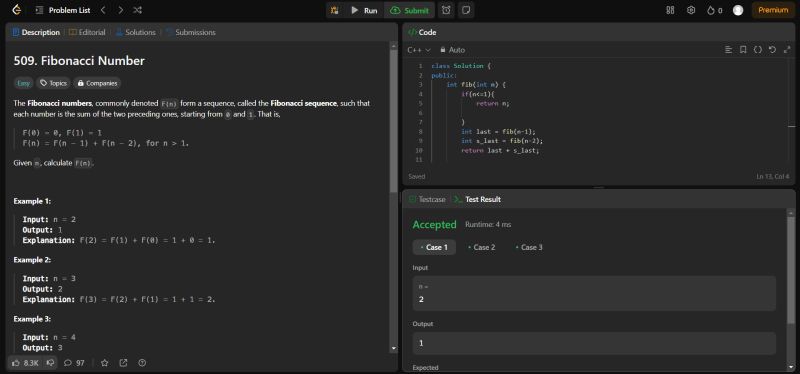 Zaid Kakar on LinkedIn: #leetcode #fibonacci #recursivesolution # ... Zaid Kakar on LinkedIn: #leetcode #fibonacci #recursivesolution # ...