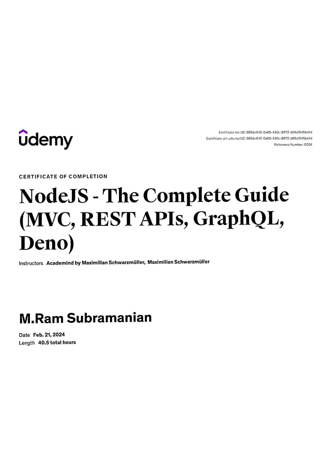 Ram Subramanian on LinkedIn: #nodejs #backenddevelopment #crud # ... Ram Subramanian on LinkedIn: #nodejs #backenddevelopment #crud # ...