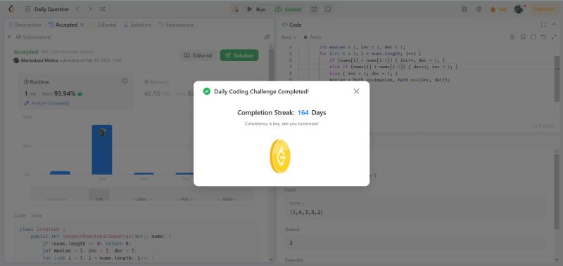 Mandakani Mishra on LinkedIn: #leetcode #coding #problemsolving # ... Mandakani Mishra on LinkedIn: #leetcode #coding #problemsolving # ...